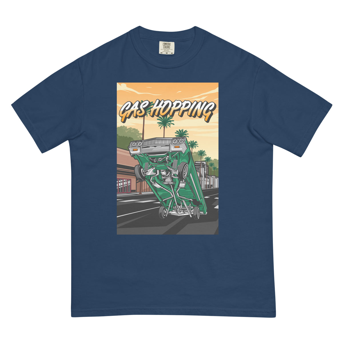 'GAS HOPPING' Unisex Heavyweight T-Shirt – SkidSociety
